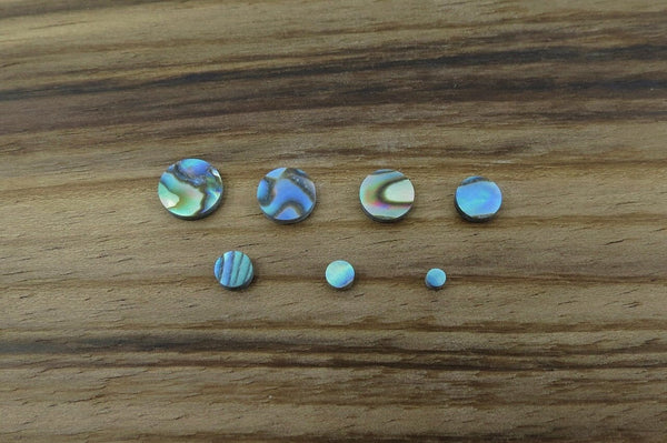 Paua Inlay Dots | CBG Emporium – Cigar Box Guitar Emporium